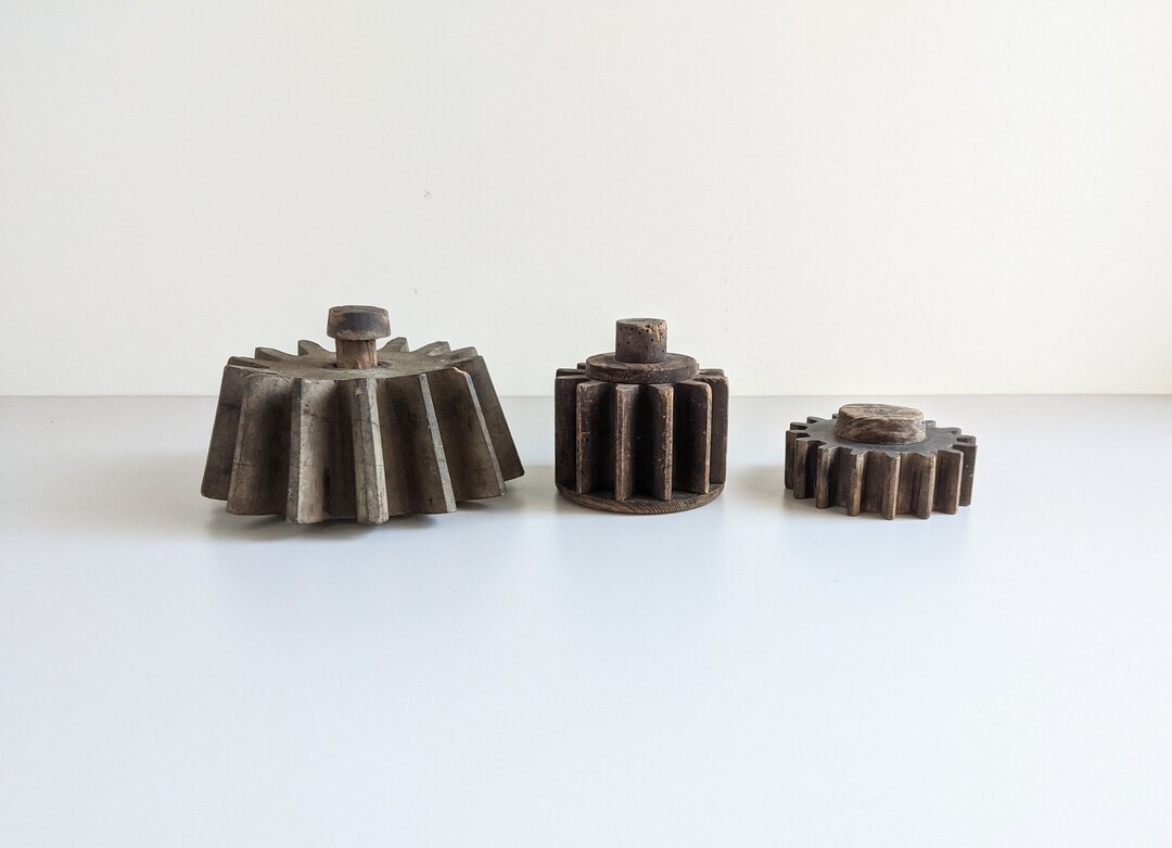 Antique Wooden Gear Foundry Mold - Etsy