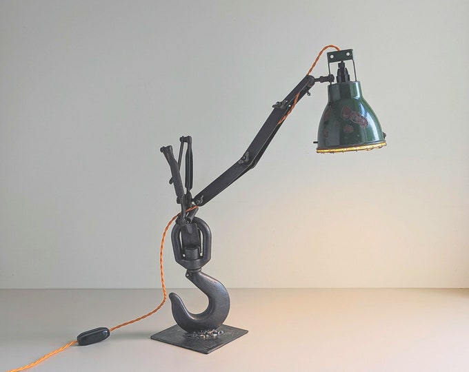 Industrial Midcentury Machinist's Desk Table Lamp - Etsy