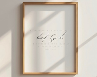 My Portion Forever - Psalm 73:26 - Etsy