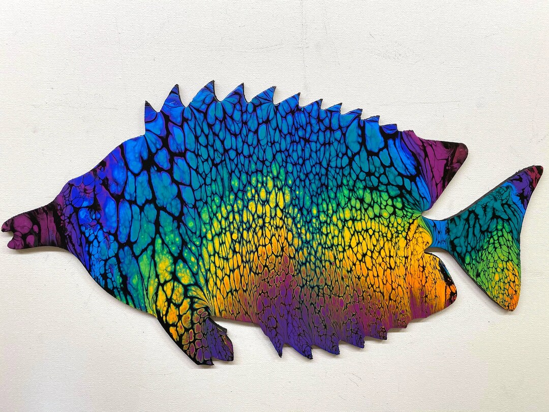 Tropical Fish, Fish Art, Fish Painting, Ocean Art, Rainbow Fish ...