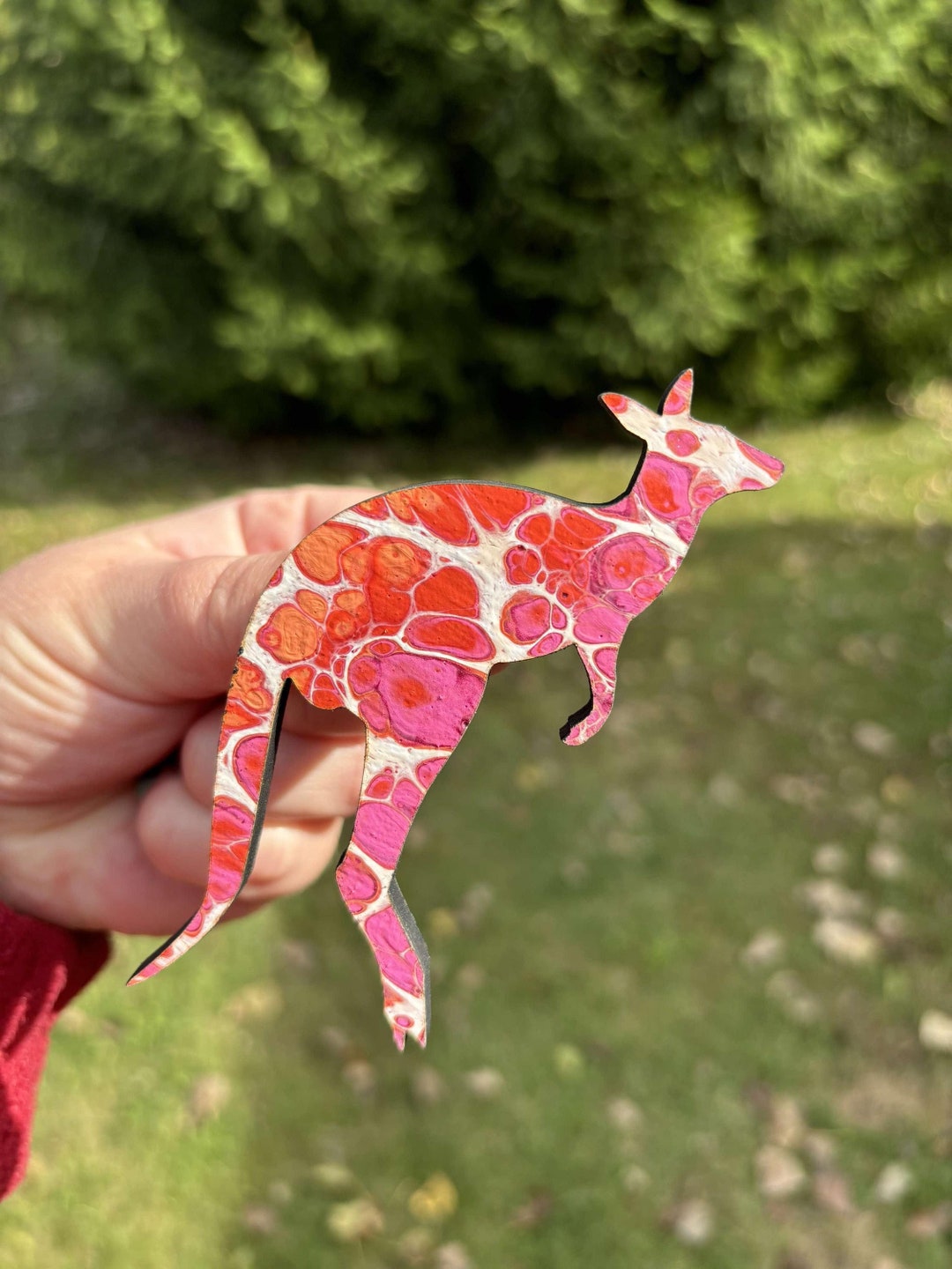 Kangaroo Magnet, Wallaby Magnet, Kangaroos, Refrigerator Magnet ...