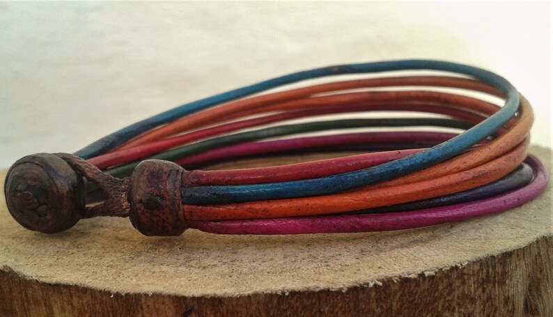 Leather Handcrafted Bracelet Armlet Anklet Choker - Etsy