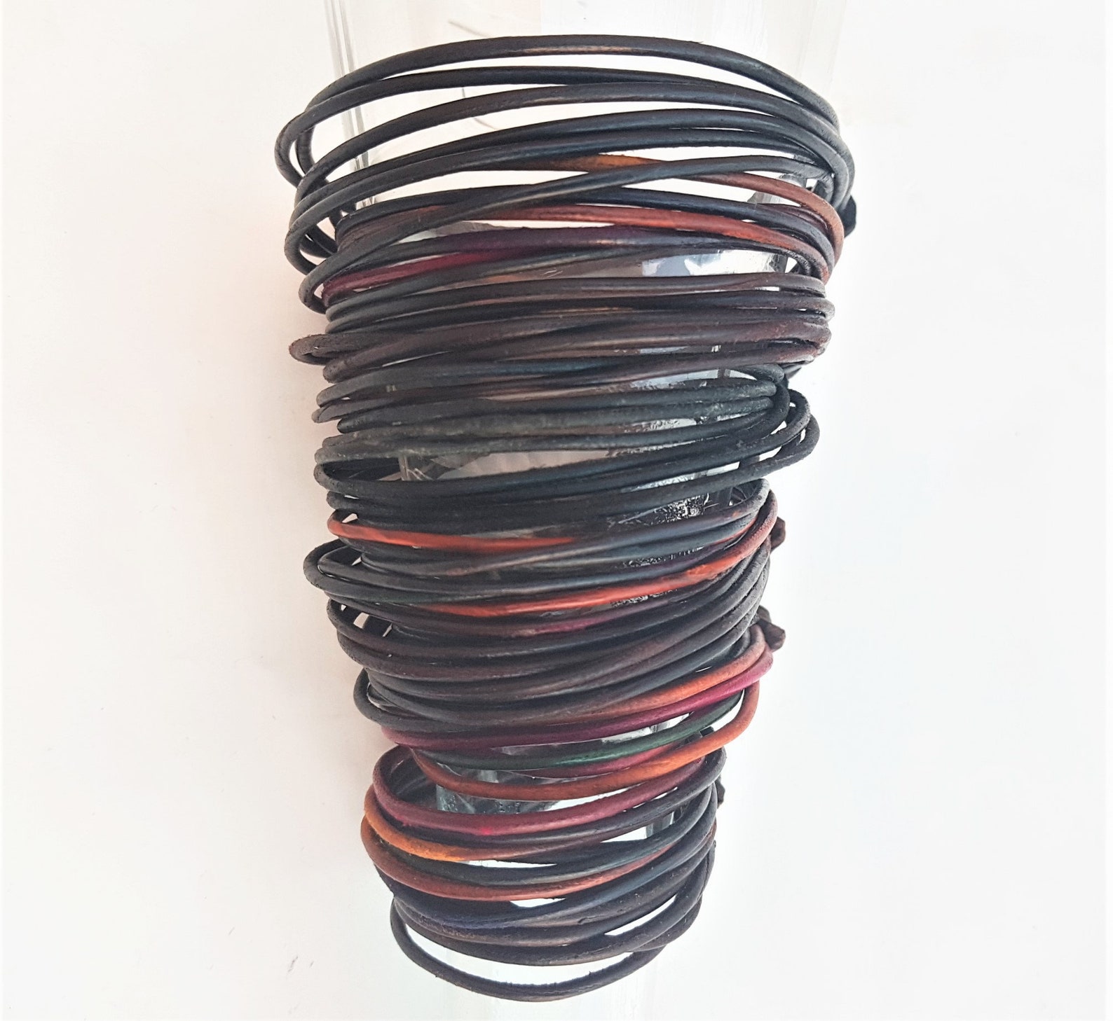 Leather Handcrafted Bracelet Armlet Anklet Choker - Etsy