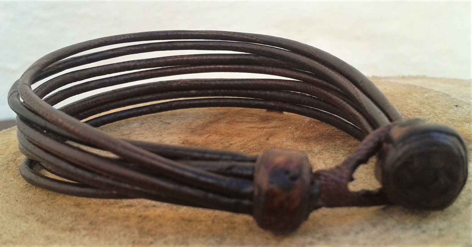 Leather Handcrafted Bracelet Armlet Anklet Choker - Etsy