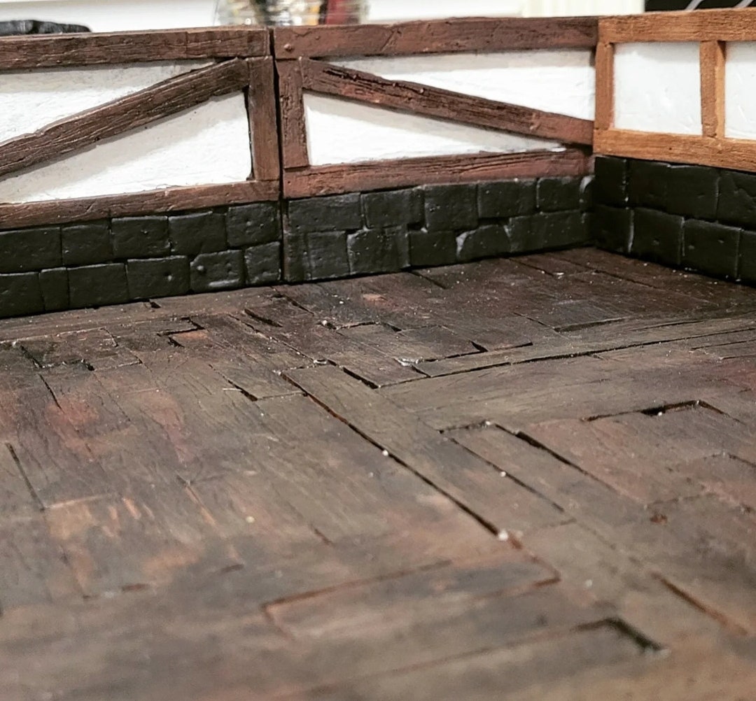 Set of 6 Tavern/interior Walls to Be Used With Dungeon/battle Tiles - Etsy