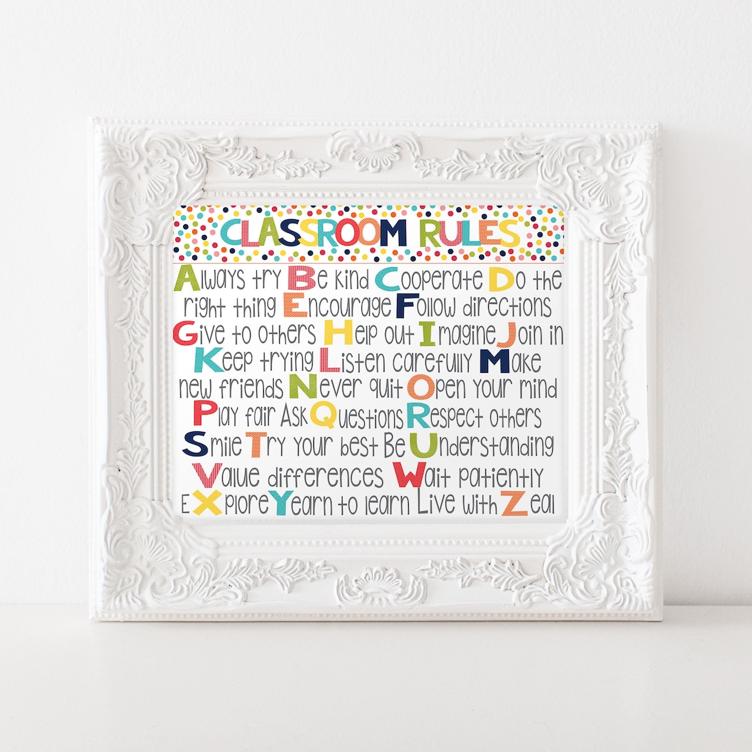 Alphabet ABC Classroom Digital Download Print • Teacher Gift ...
