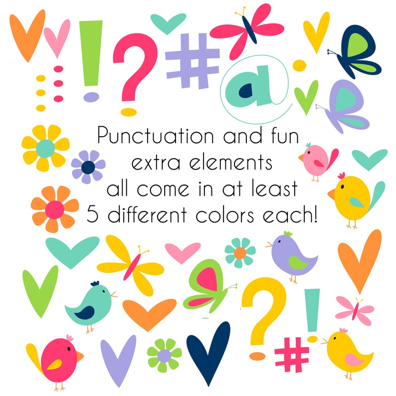 Doodle Alphabet PNG, Classroom Bright Alphabet Clipart Font, Funky ...