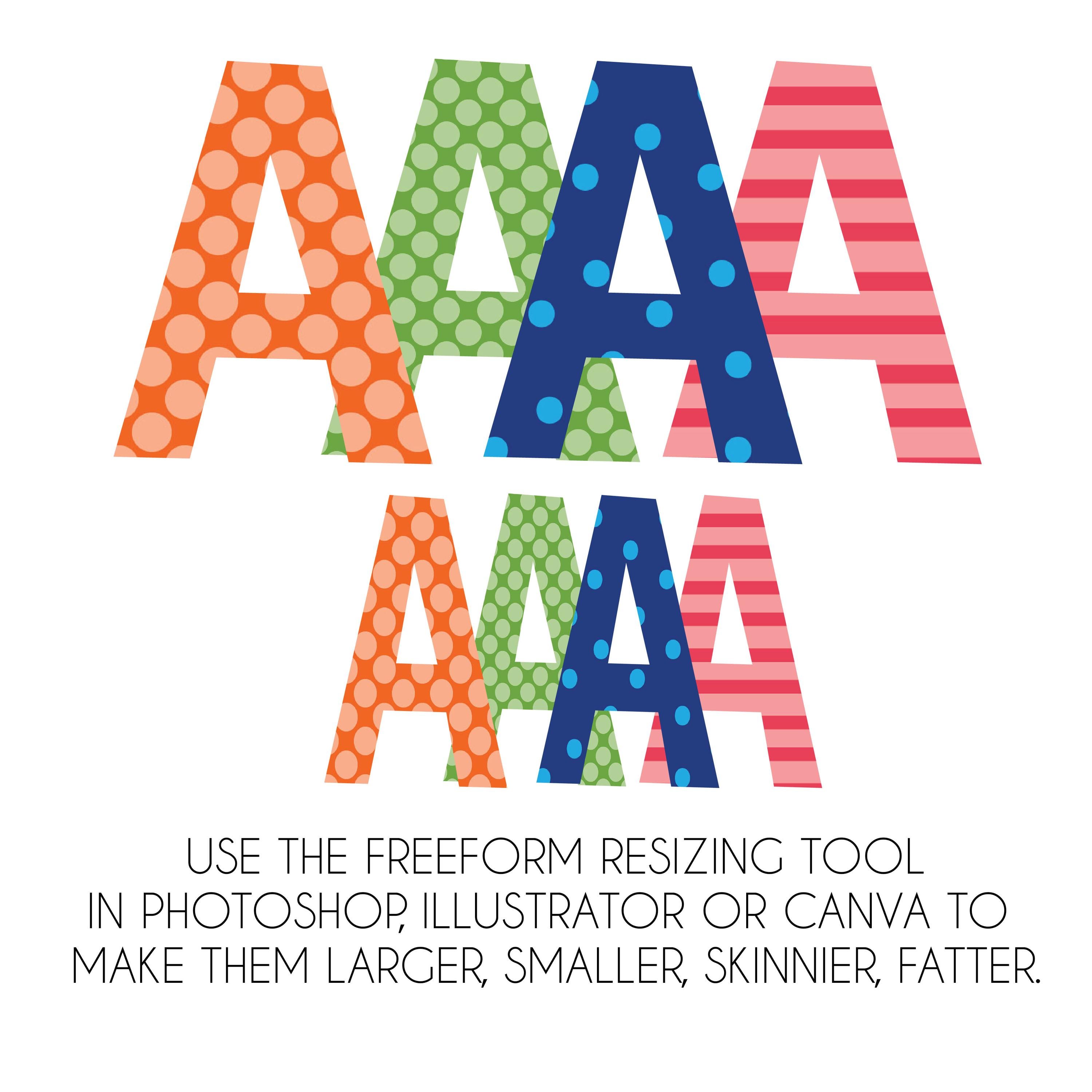 Digital Funky Alphabet PNG, Classroom Bright Alphabet Clipart Font ...