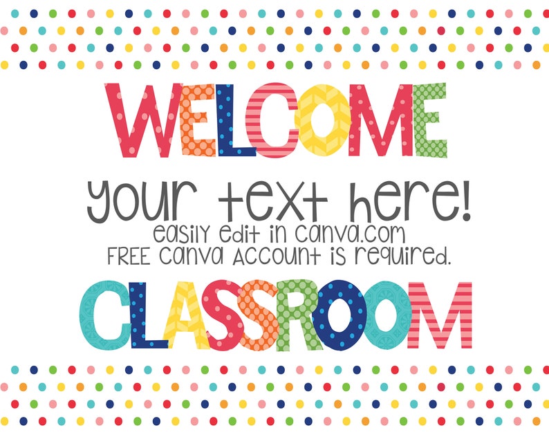 Editable Teacher Classroom Door Sign, Classroom Decor, Teacher ...
