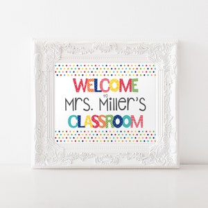 Editable Teacher Classroom Door Sign, Classroom Decor, Teacher ...