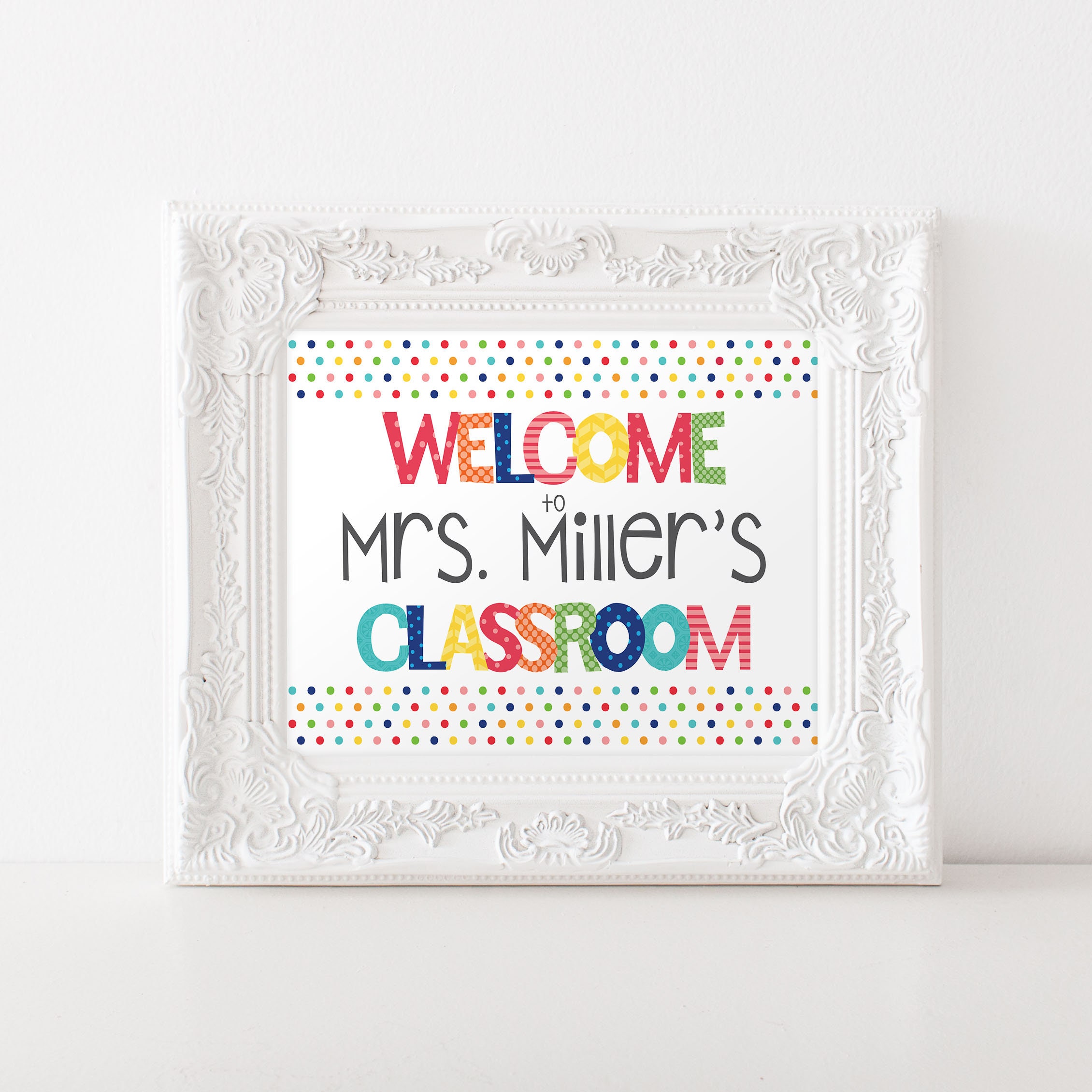 Editable Teacher Classroom Door Sign, Classroom Decor, Teacher ...