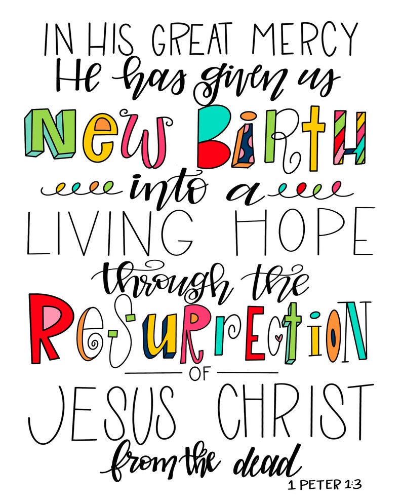 Easter Bible Memory Verse Cards, Printable Easter Coloring Pages ...
