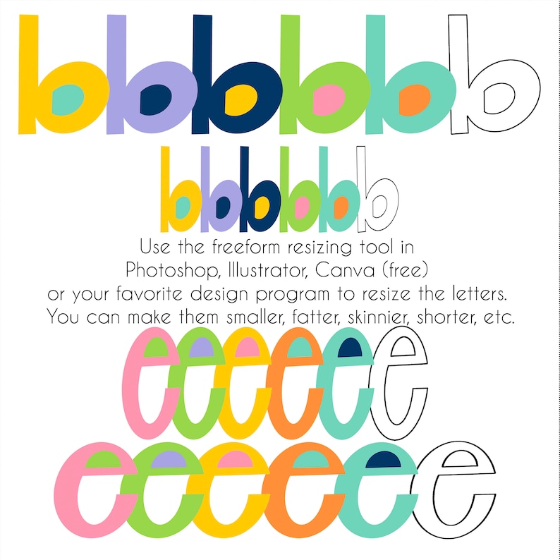 Doodle Alphabet PNG, Classroom Bright Alphabet Clipart Font, Funky ...