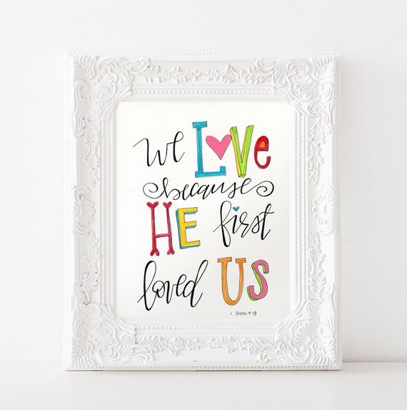 Framed Bible Verses Calligraphy