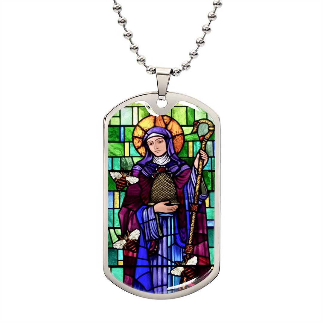 Saint Abigail Pendant Necklace, Saint Deborah, Saint Gobnait, Patron ...