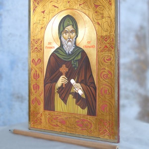 Saint Finnian Icon St Finnian Clonard Saint Finian Clonard - Etsy