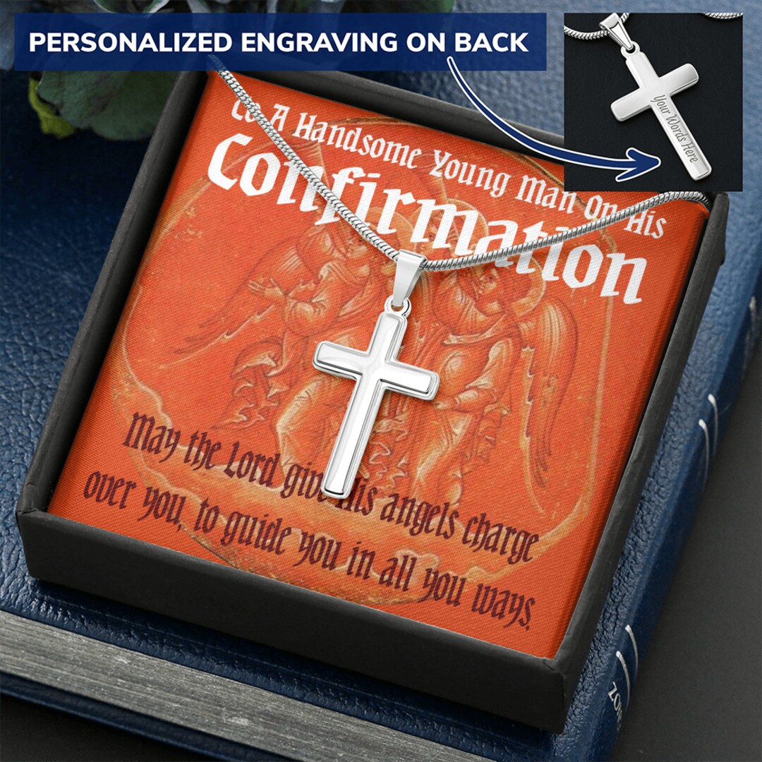 Confirmation Gift for Men, Boy Confirmation Gift, Confirmation Cross ...