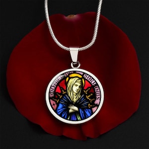 Our Lady Of Sorrows Necklace Pendant Etsy