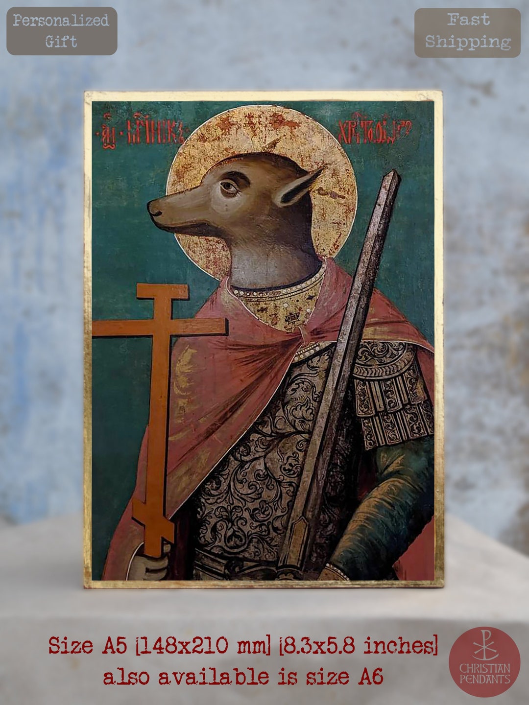 Dog Headed Saint Christopher, St Christopher Dog Head, Patron Travelers ...