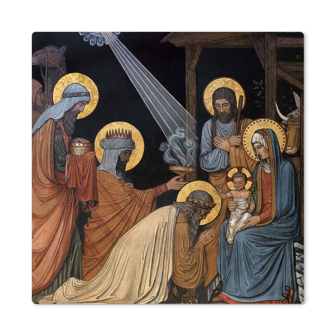 Biblical Magi Metal Print, Three Wise Men, Three Kings, Three Magi ...