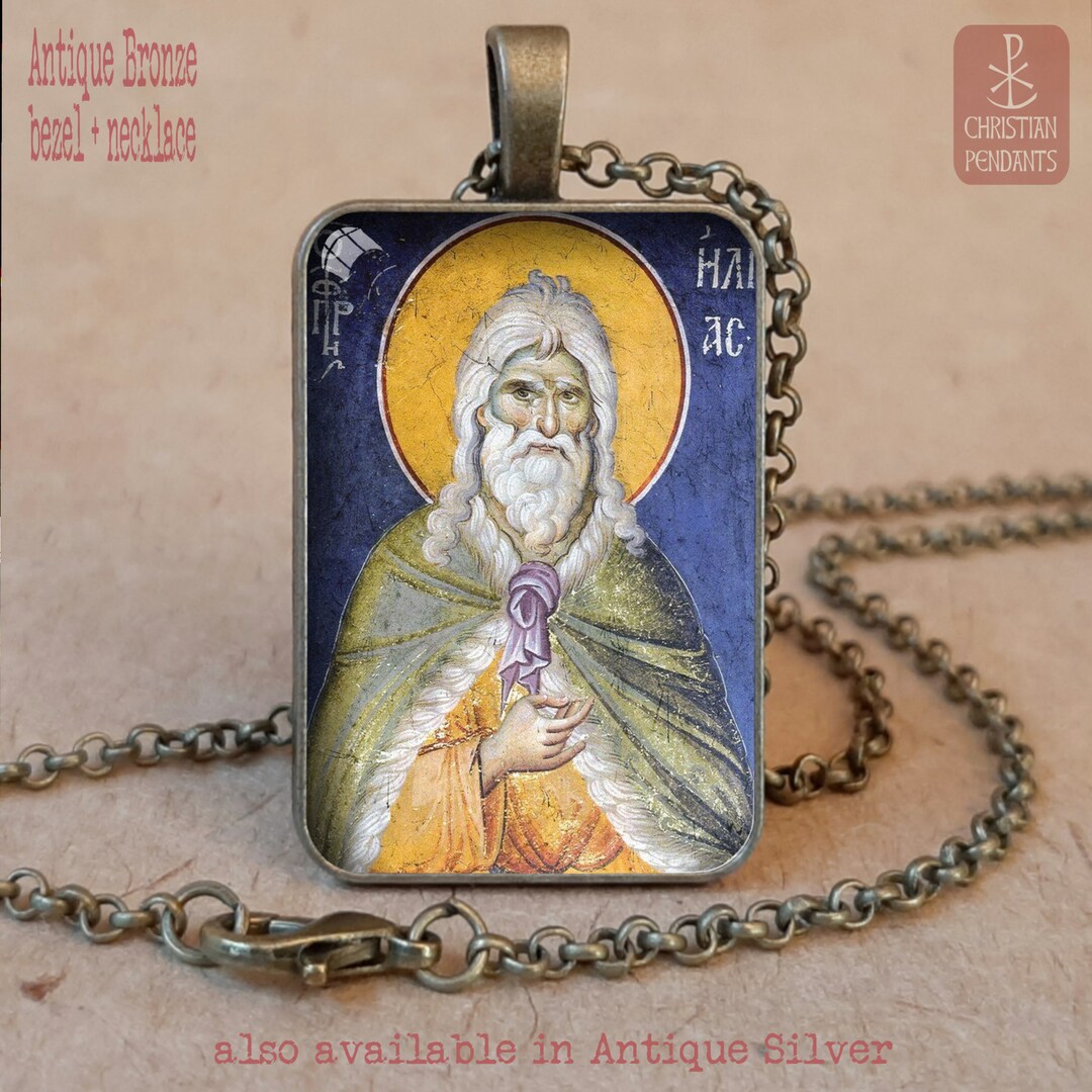 Prophet Elijah Byzantine Orthodox Icon by Manuel Panselinos, Prophet ...