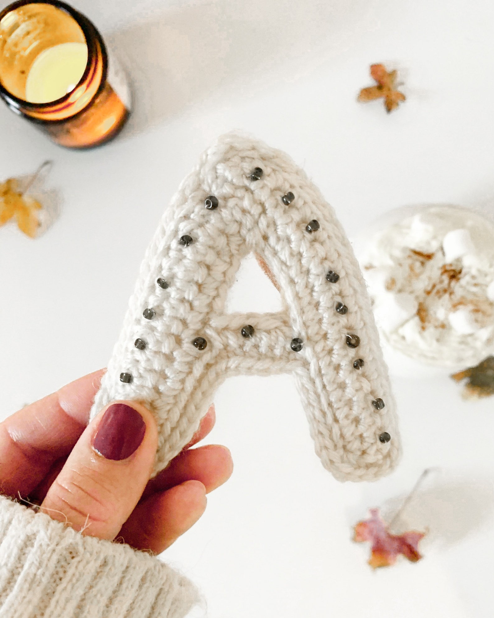 Handmade hanging letter gift handmade initial gift | Etsy