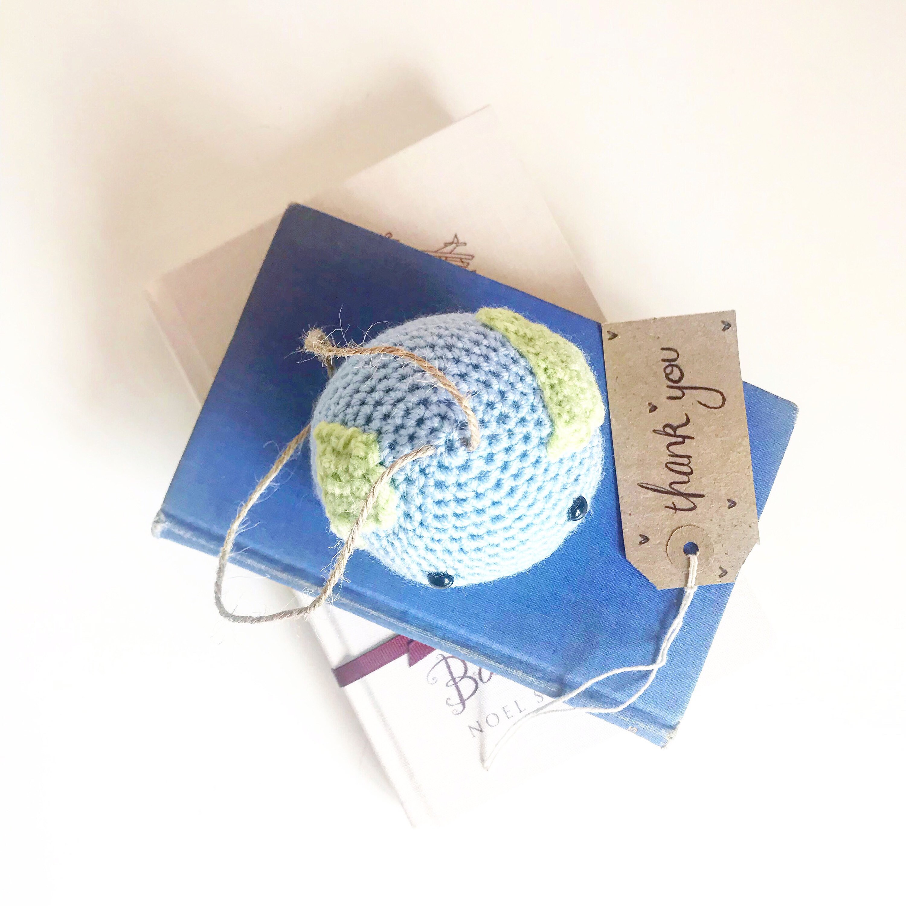 Thank you teacher gift crochet globe thank you geography | Etsy