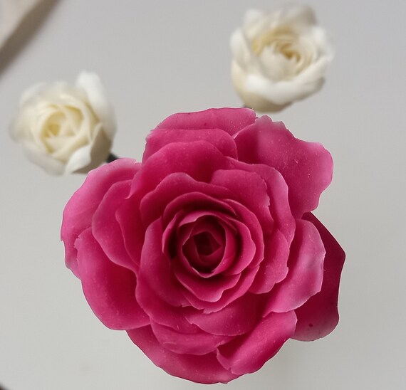Cold Porcelain Rose Etsy Ireland
