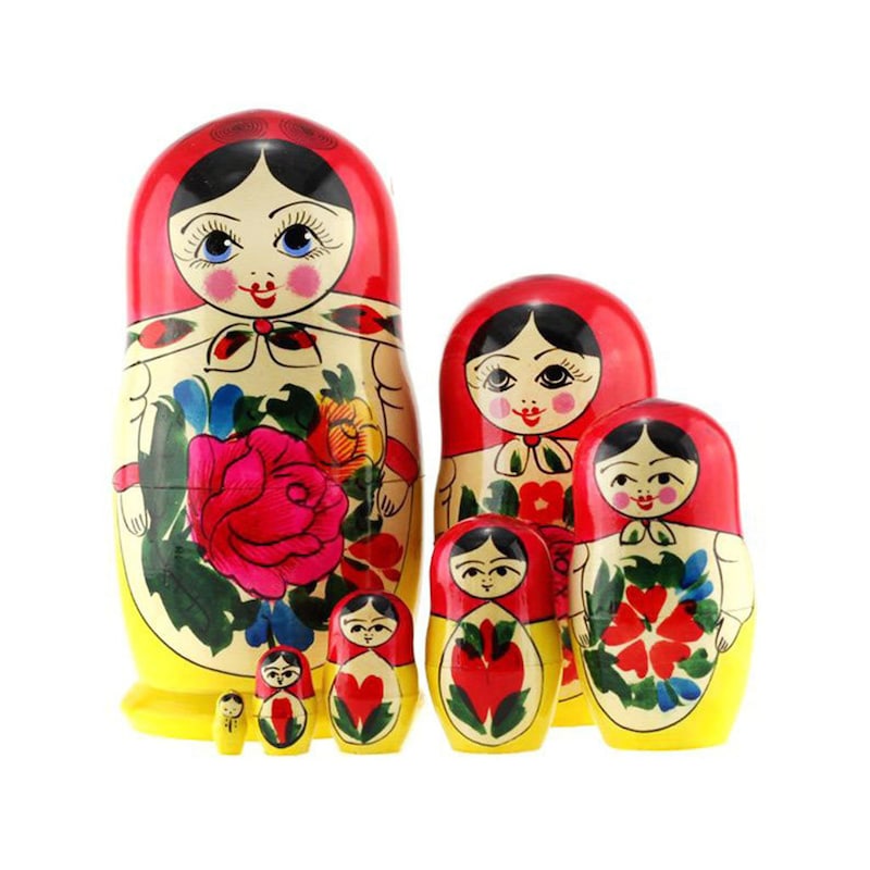 Authentic Russian Nesting Dolls - Etsy