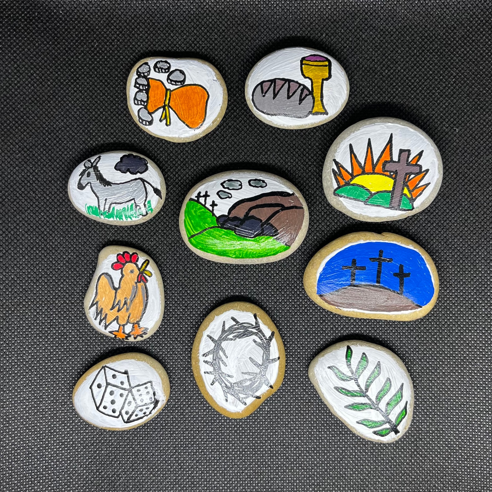 Easter Story Stones Story Telling for Children - Etsy