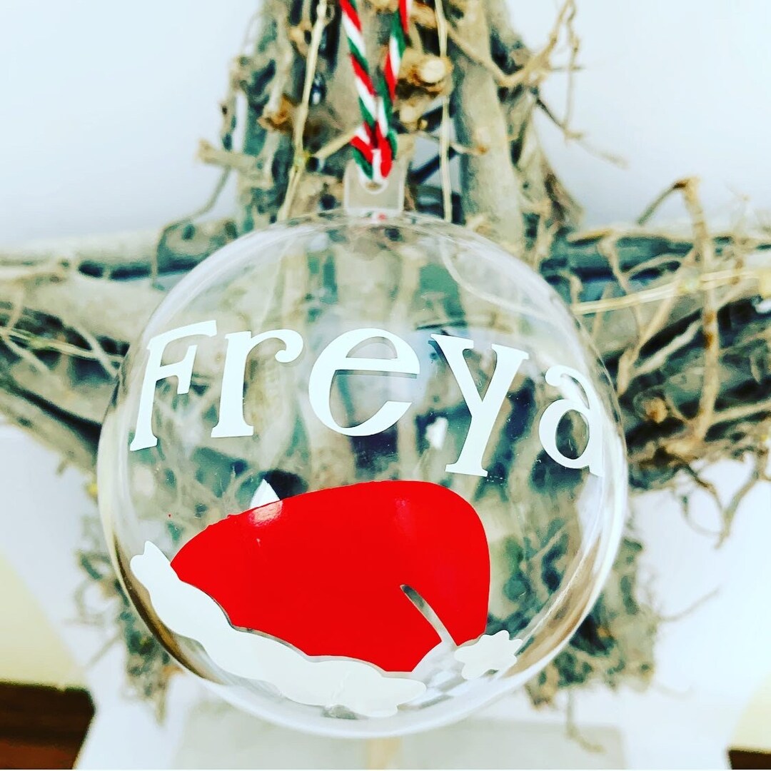 Personalised Christmas Fillable Bauble, Perfect Gift for Children - Etsy