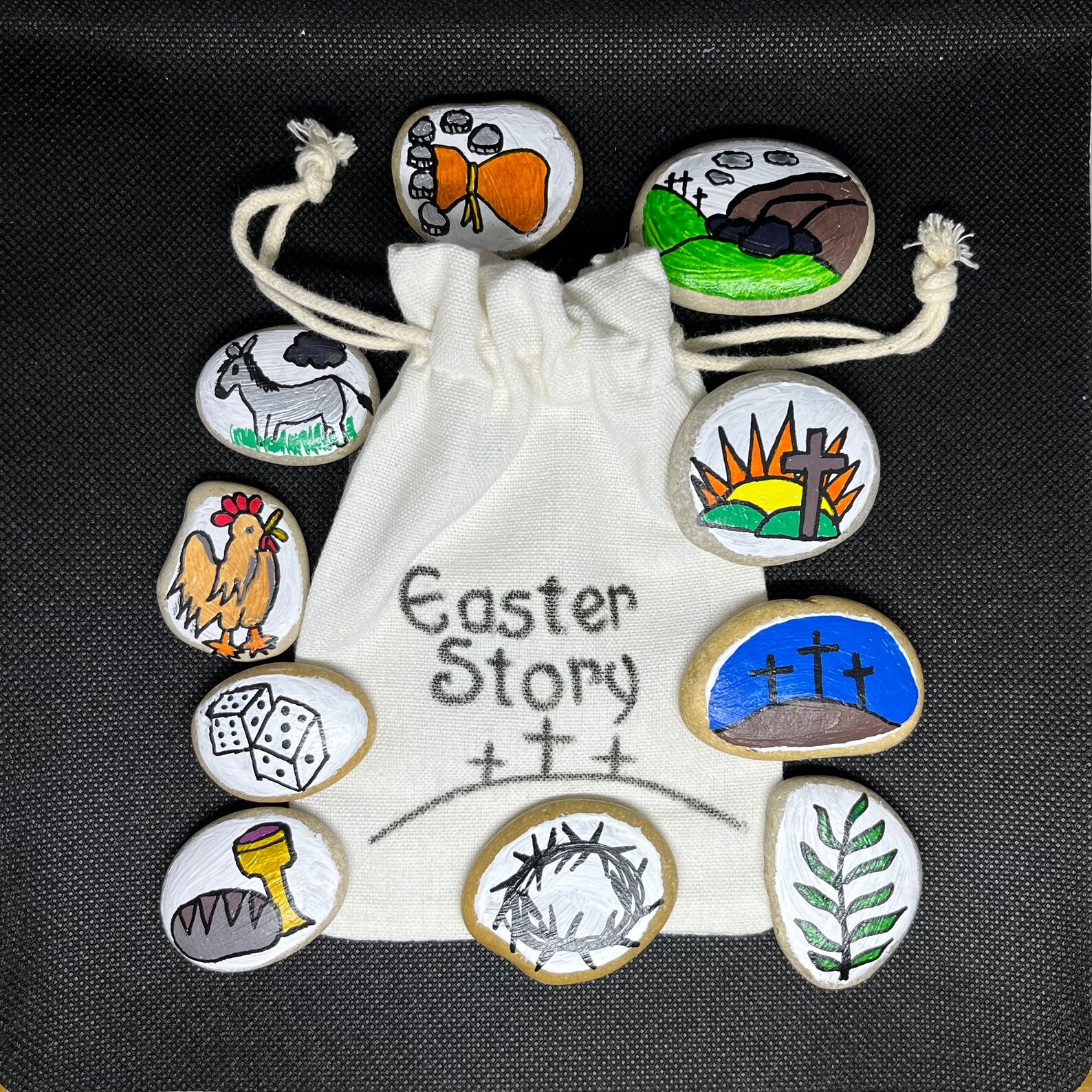 Easter Story Stones, Story Telling for Children - Etsy