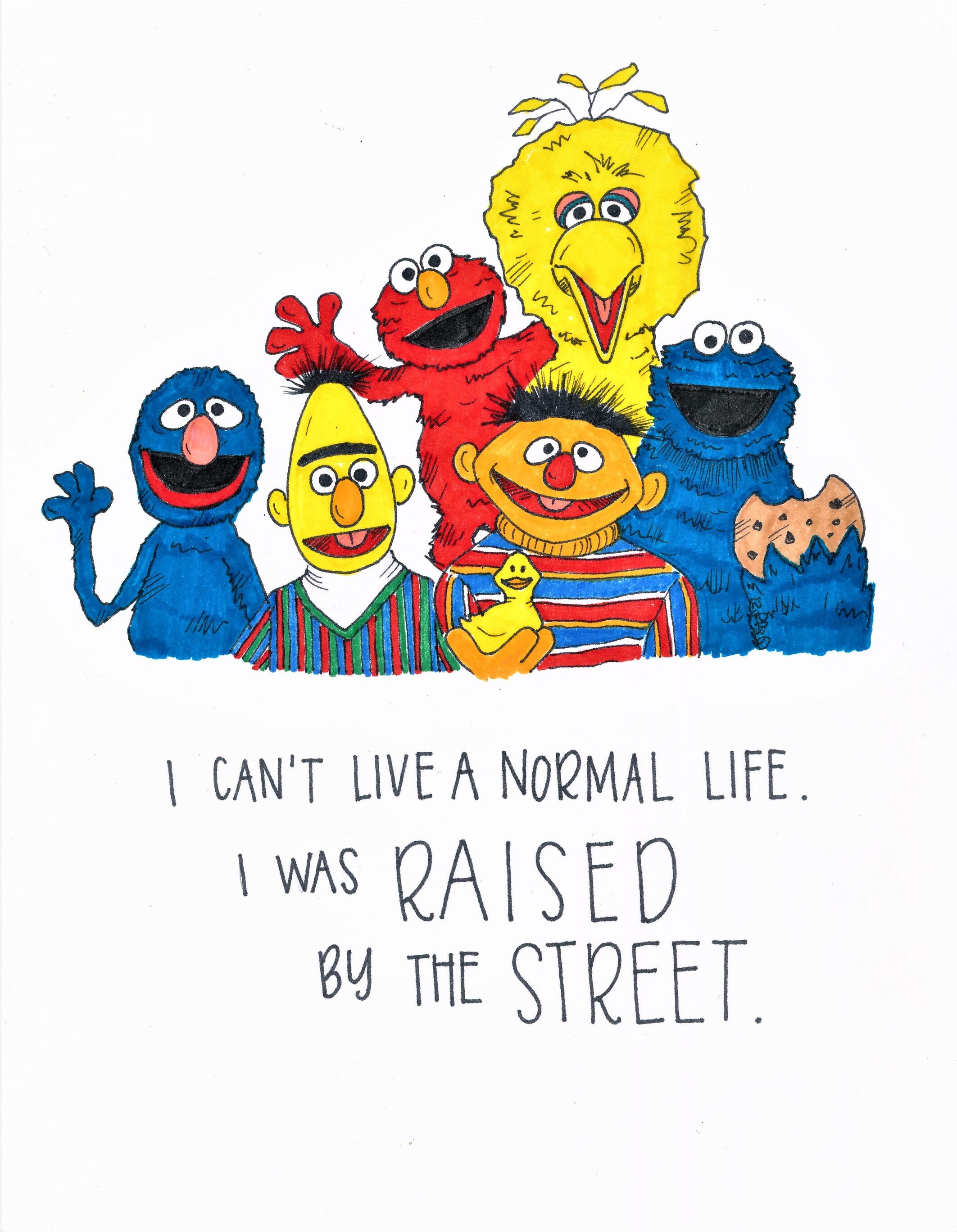 Gangster Elmo Coloring Pages