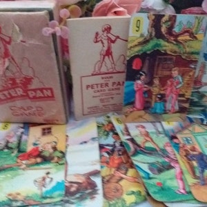 Peter Pan 1940s Pepys Picture Playing Cards. Fabulous Colours - Etsy