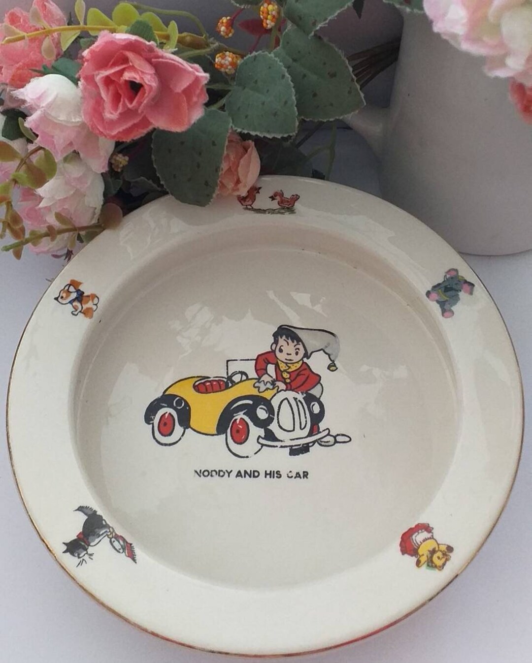 Noddy 1951 Wade Breakfast Bowl and Plates. Fabulous Breakfast Bowl ...