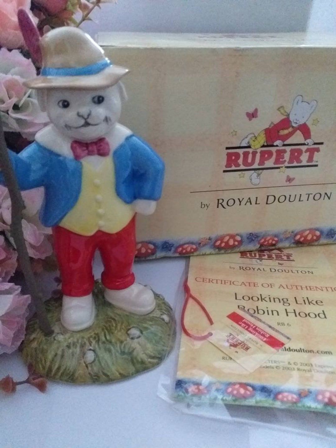 Rupert Bear Algy Pug Royal Doulton 2004 Figure & Edward - Etsy