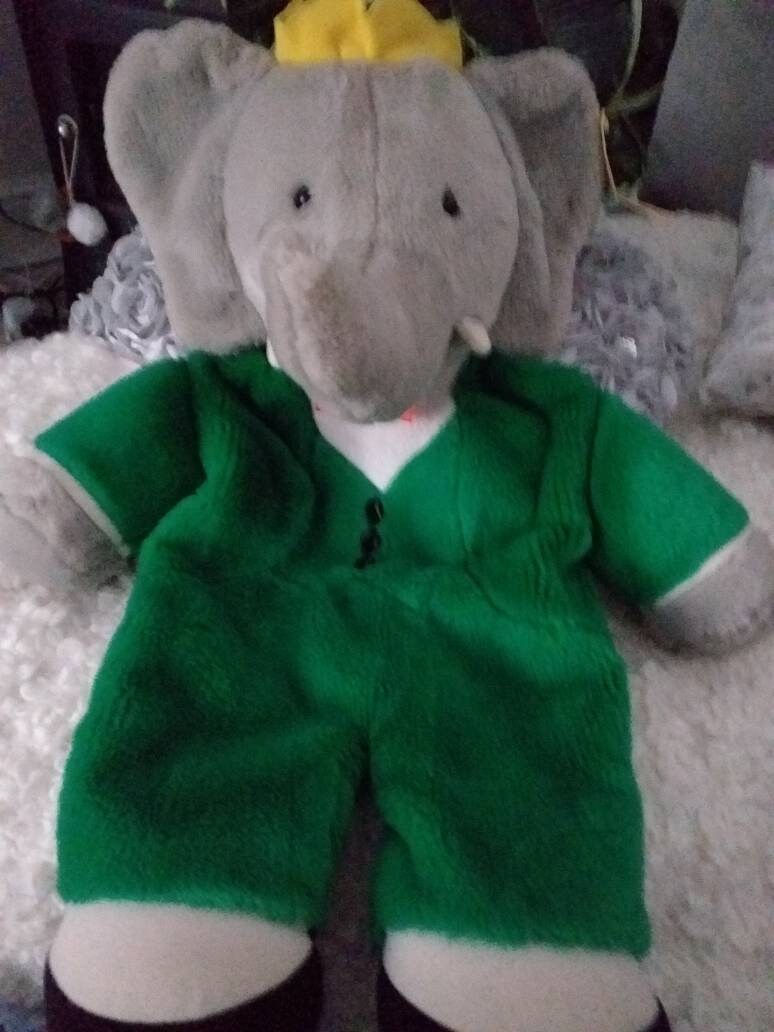 Babar Toys by Gund Soft Toys Vintage Babar Rattle Toy and - Etsy UK