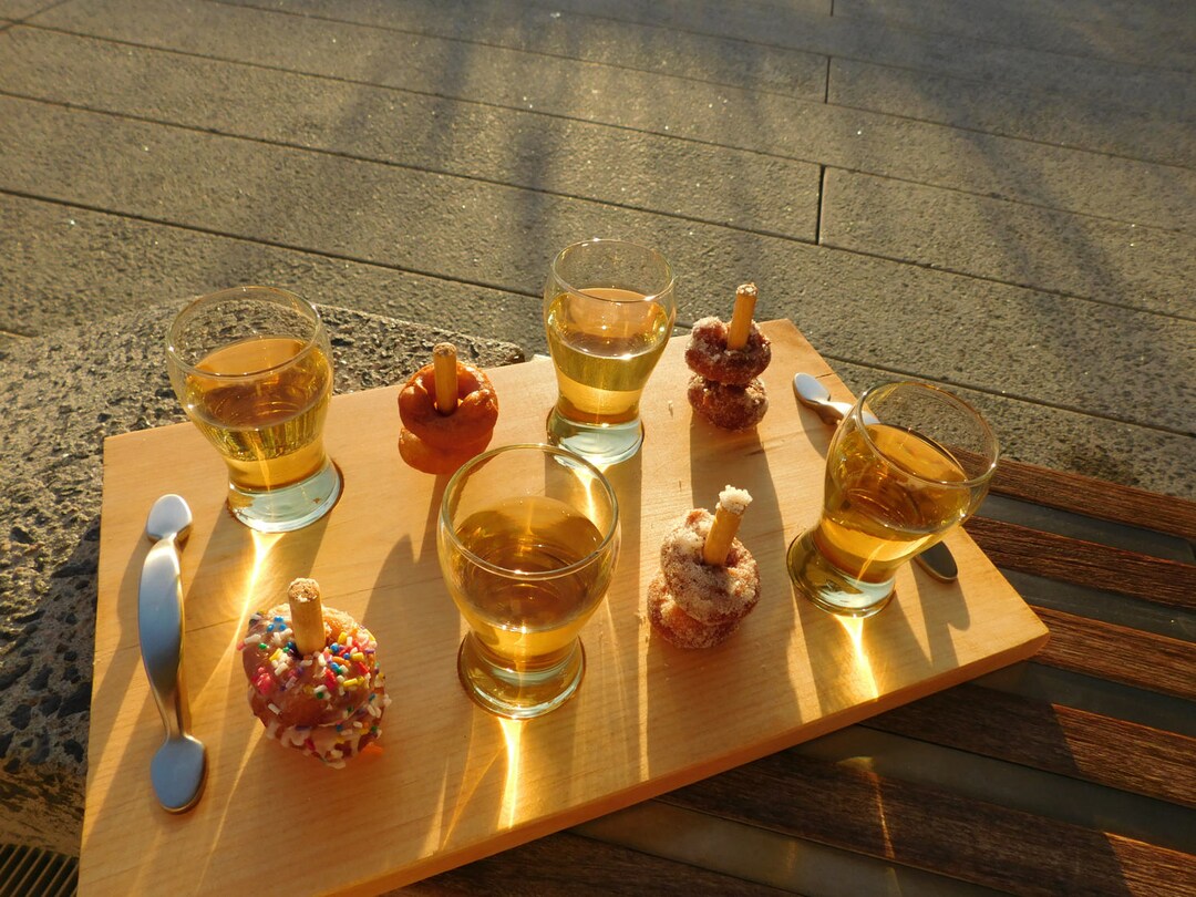 Wine Flight Beer Flight Wine and Donut Pairing Board - Etsy