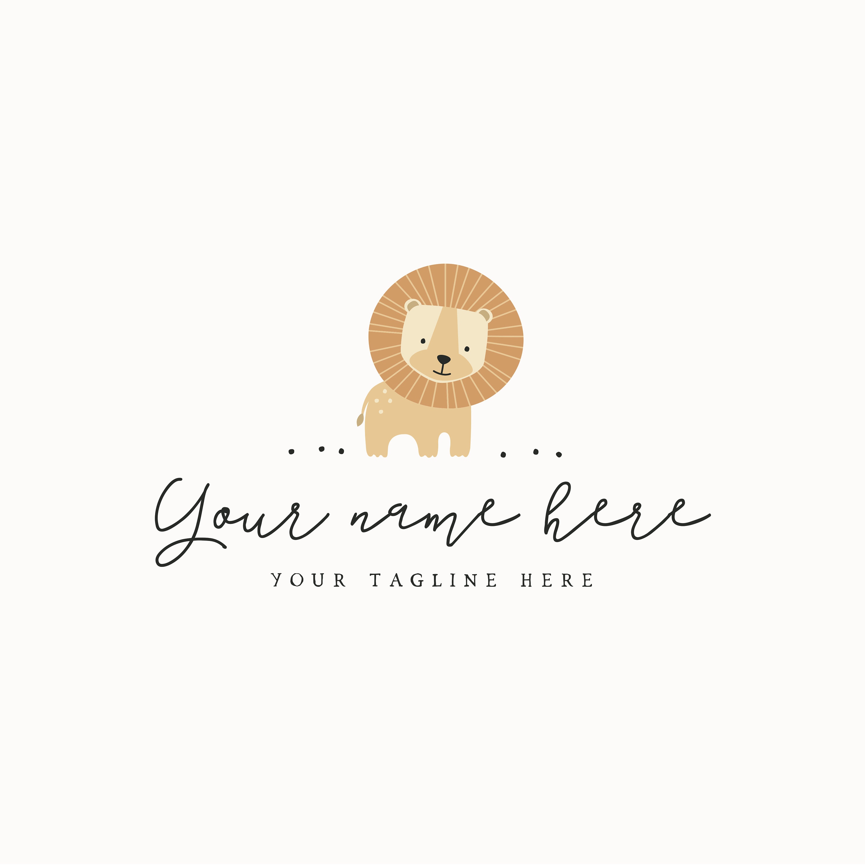 Lion Logo Design Clipart