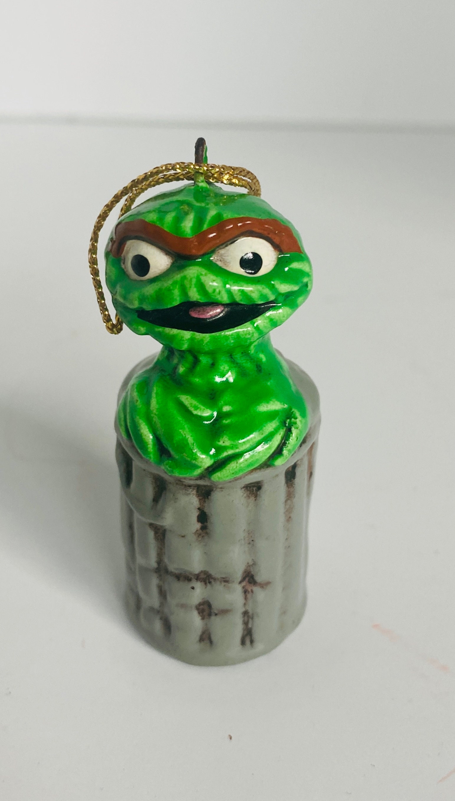 Sesame Street Oscar the Grouch Plaster Ornament Korea 1977 Muppets Inc ...