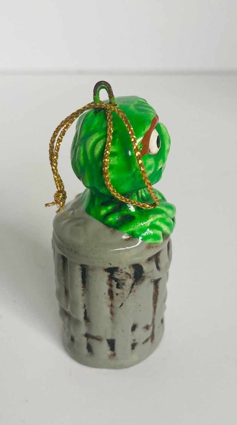 Sesame Street Oscar the Grouch Plaster Ornament Korea 1977 Muppets Inc ...