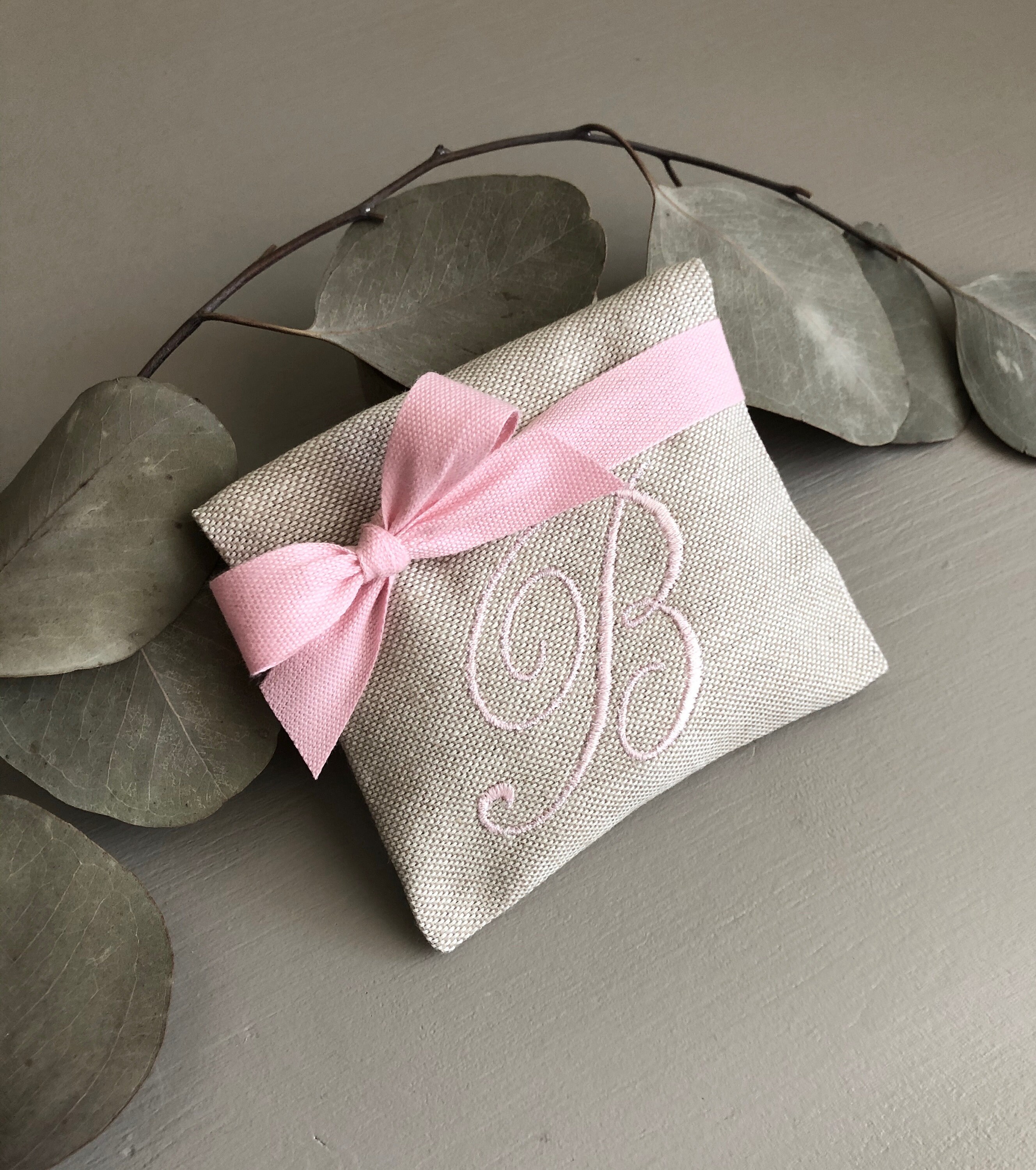 Embroidered Monograms favor pouch bag pouch personalized | Etsy