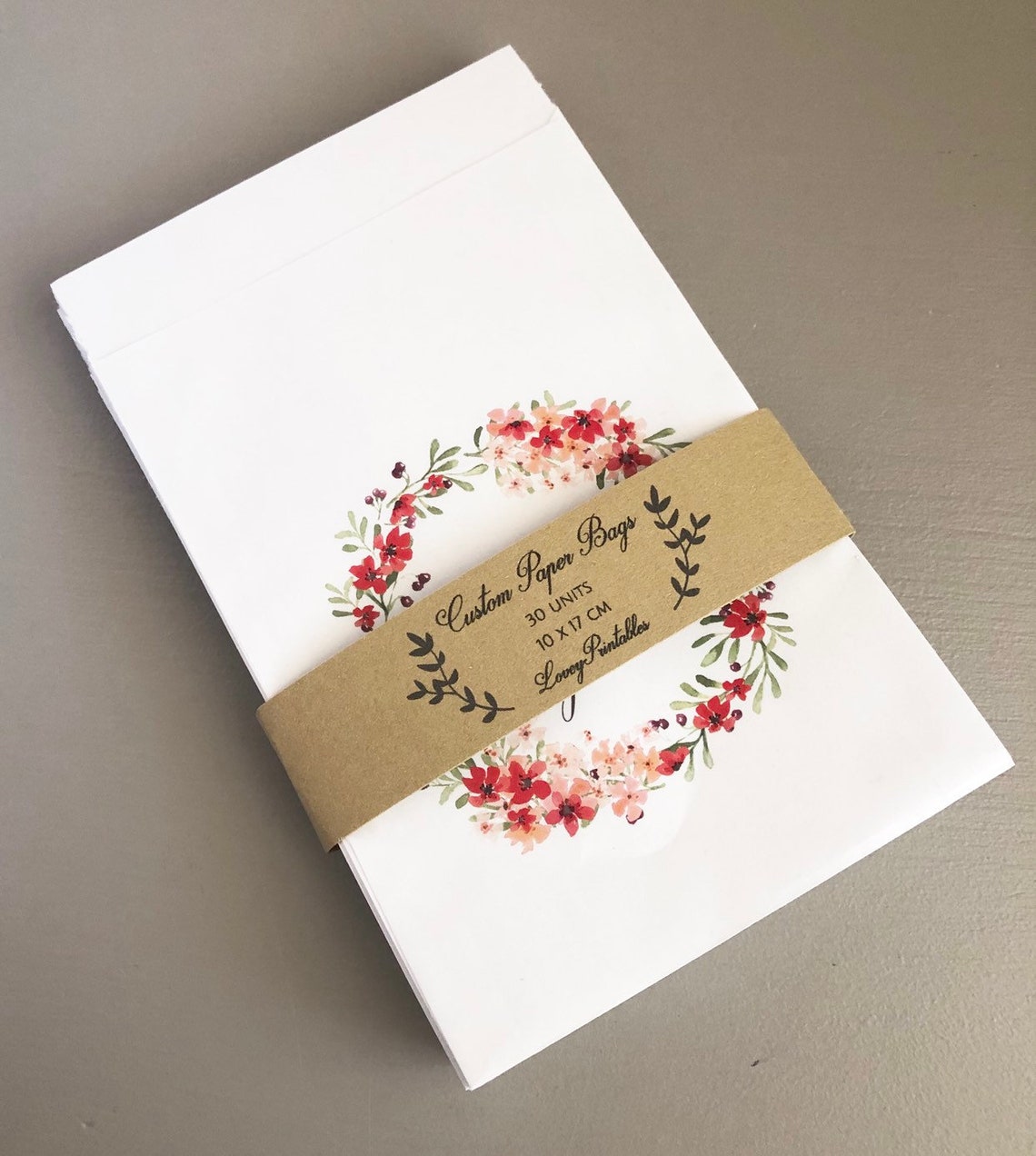 30 Custom Goodie Bags Personalized Party Gift Bags Paper | Etsy