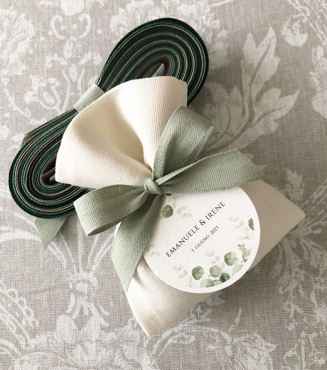 Custom Favor Bag, Personalized Thank You Gift, Custom Name and Date ...