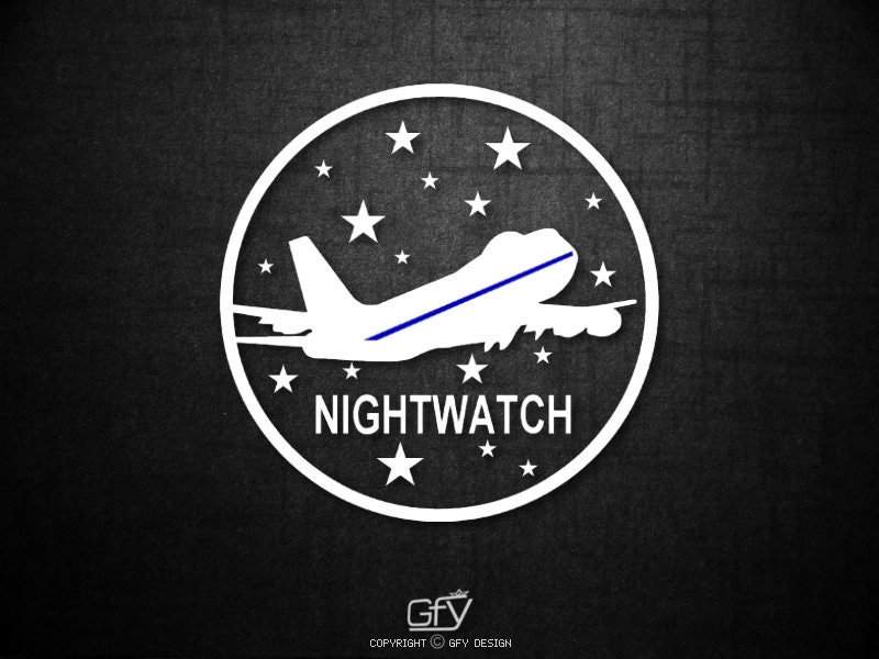 E-4B Original Nightwatch Patch Decal Aircraft Sticker E-4 E4 | Etsy