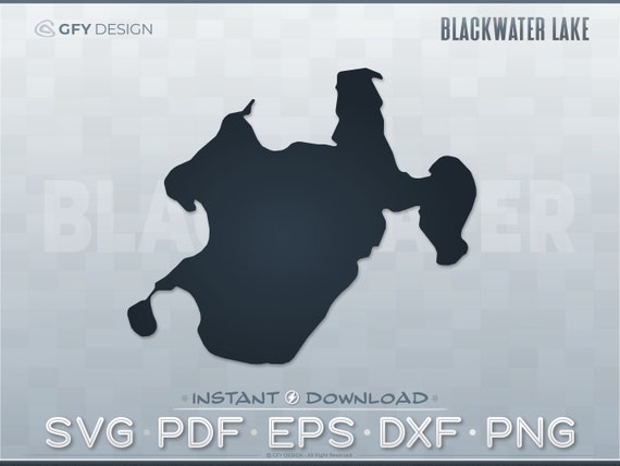 Blackwater Lake SVG Vector Graphic Minnesota Ideal for | Etsy