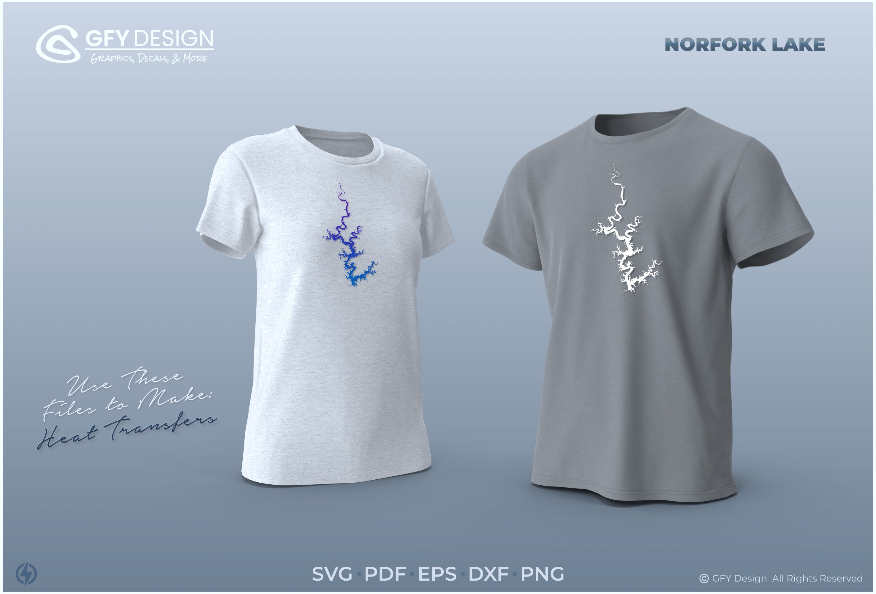 Norfork Lake Vector Graphic Cut File Map Arkansas Print - Etsy