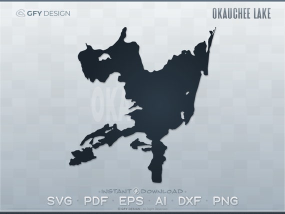 Okauchee Lake SVG Digital File Set Wisconsin Vector - Etsy