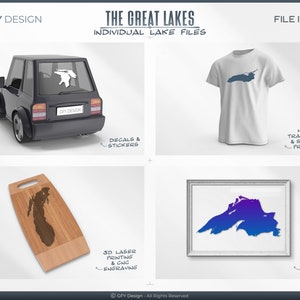 Great Lakes Super Bundle - SVG Vector Graphic Set | Perfect for Cricut ...
