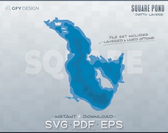 Aziscohos Lake Maine Map Shape Silhouette SVG PNG DXF vector graphic ...